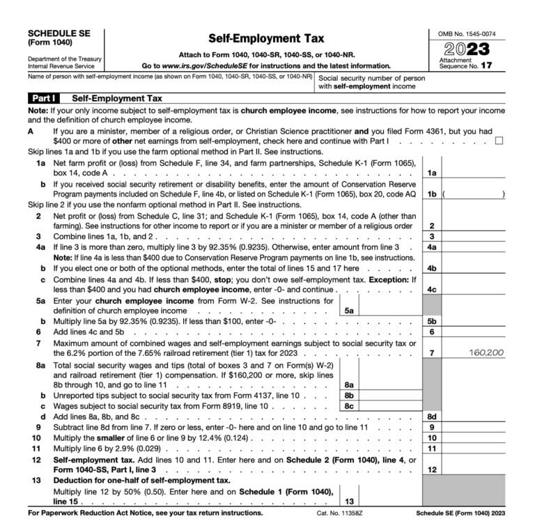 Schedule SE: A Simple Guide to Filing Your Self-Employment Tax