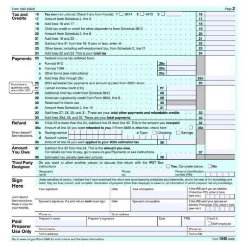 What Is an IRS 1040 Form? A Complete Guide